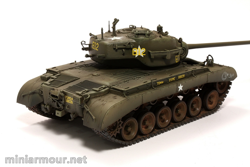 M26 Pershing – Part 11: Decals, washes, highlighting and chipping ...